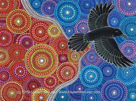 151 – Raven Mandala – Mandala of the Day
