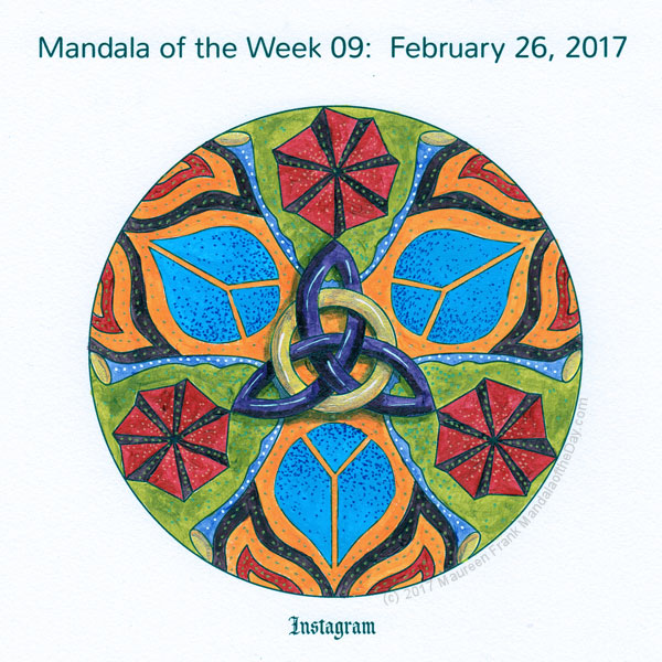 2017-061: Instagram Mandala in Color – Mandala of the Day
